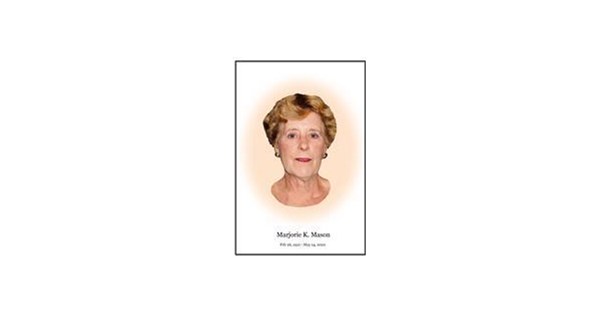 Marjorie Mason Obituary (1921 - 2020) - Littleton, MA - Eagle-Independent