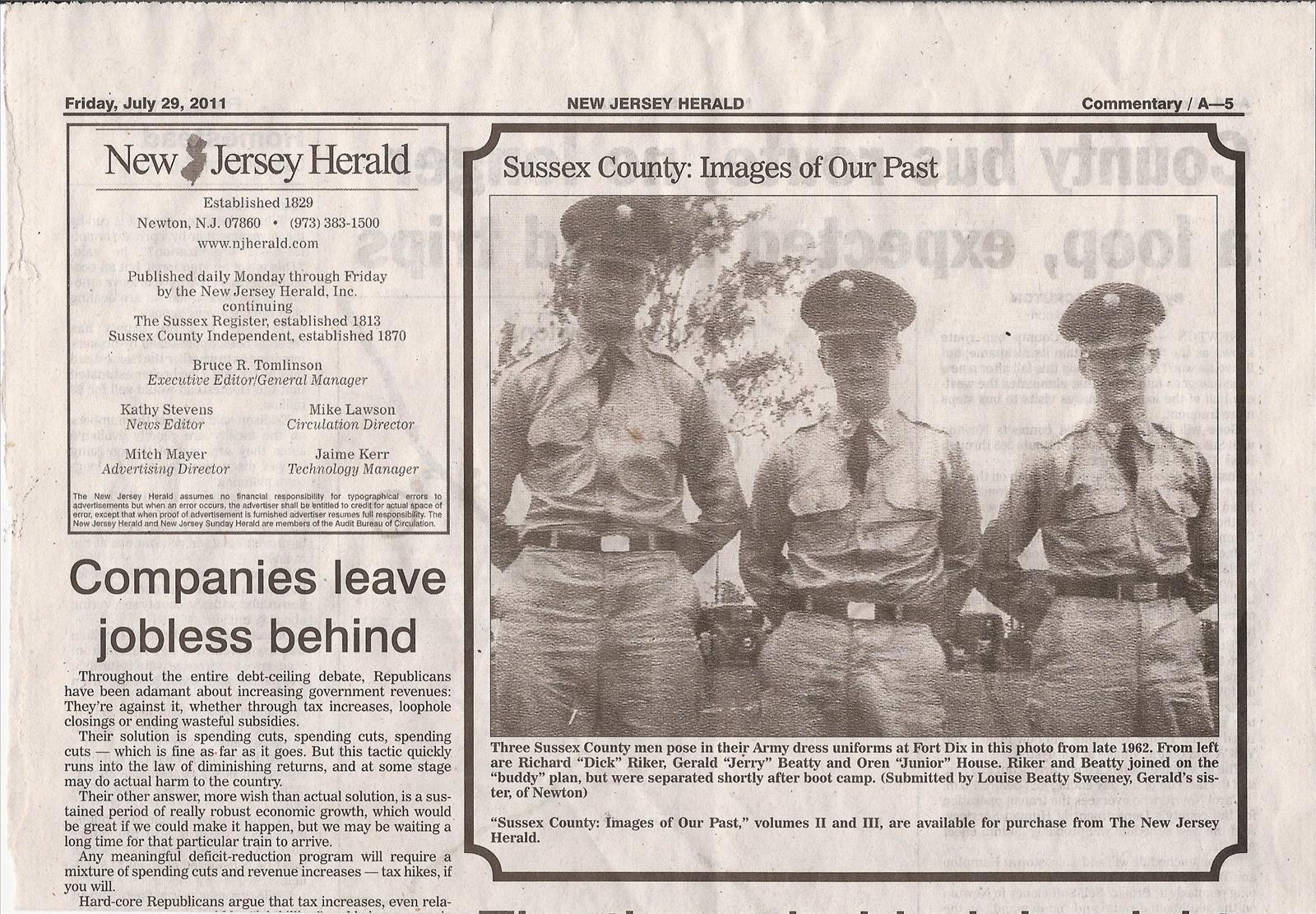 Richard Ryker Obituary (2013) - Newton, NJ - The New Jersey Herald