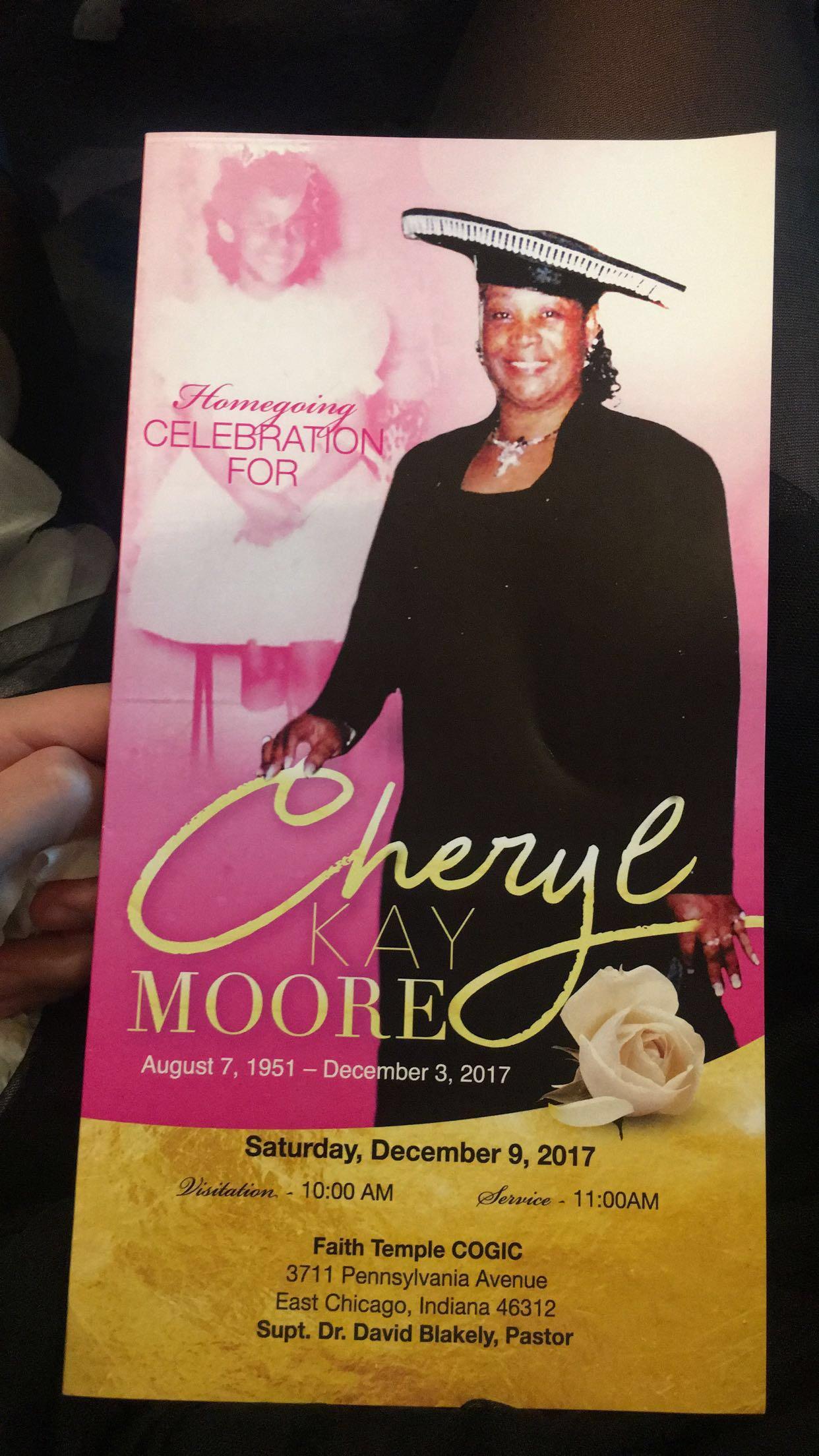 Cheryl Moore Obituary (2017) - East Chicago, IN - The Times
