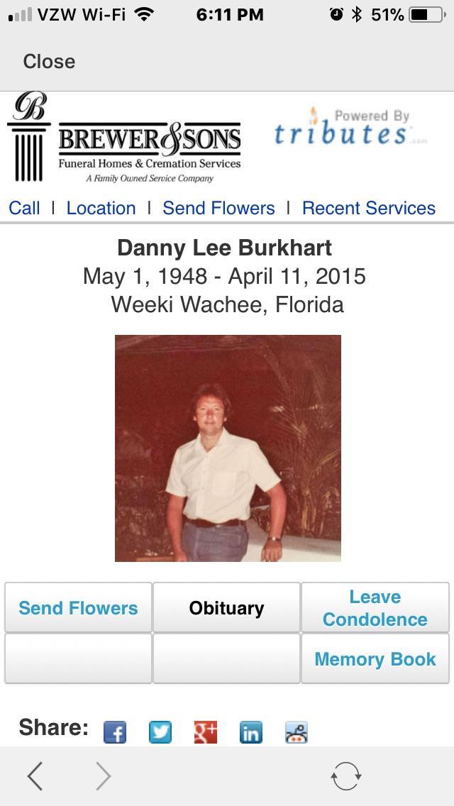 Danny Burkhart Obituary (2018) - Wilmington, DE - The News Journal