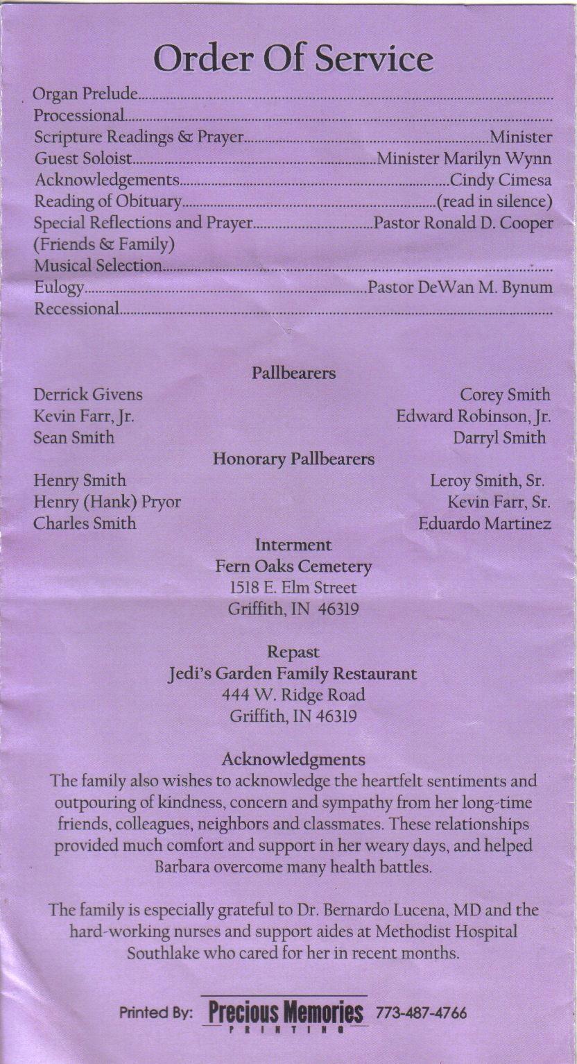 Barbara Foster Obituary - Death Notice and Service Information