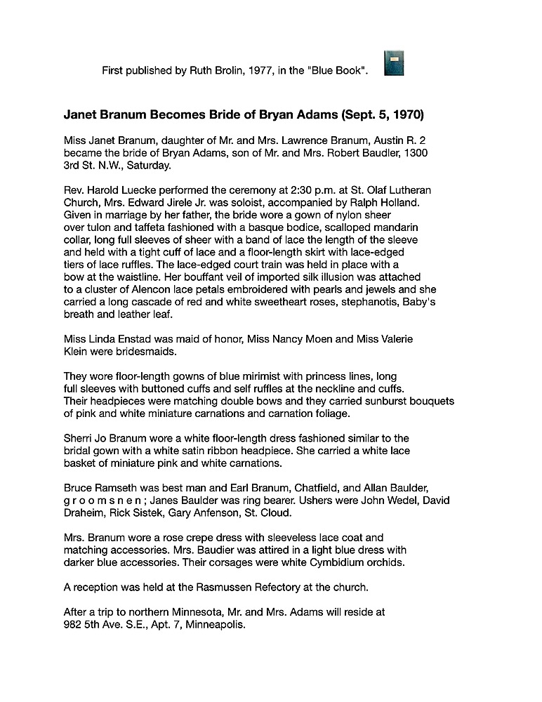 Janet Adams Obituary (1949 - 2026) - Big Lake, MN - Elk River Star News